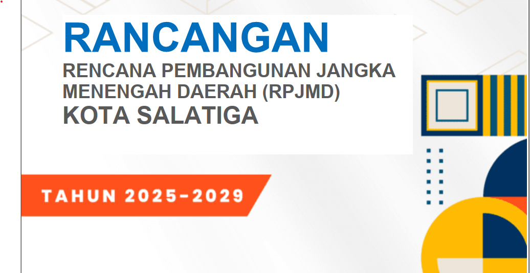 Penyusunan RPJMD & RENSTRA Kota Salatiga Tahun 2025-2029