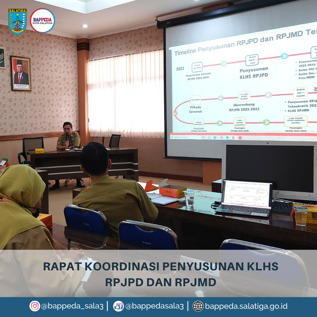 Rapat Koordinasi Penyusunan KLHS RPJPD dan RPJMD – BAPPEDA KOTA SALATIGA