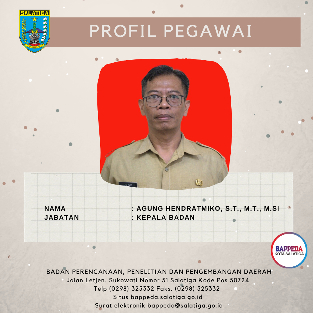 PROFIL PEGAWAI BAPPEDA KOTA SALATIGA – BAPPEDA KOTA SALATIGA